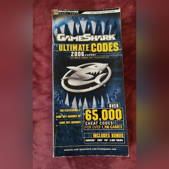 BradyGames | Toys | Gameshark Ultimate Codes Summer 206 Book | Poshmark